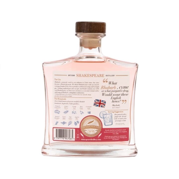 Rhubarb Gin | Shakespeare Distillery