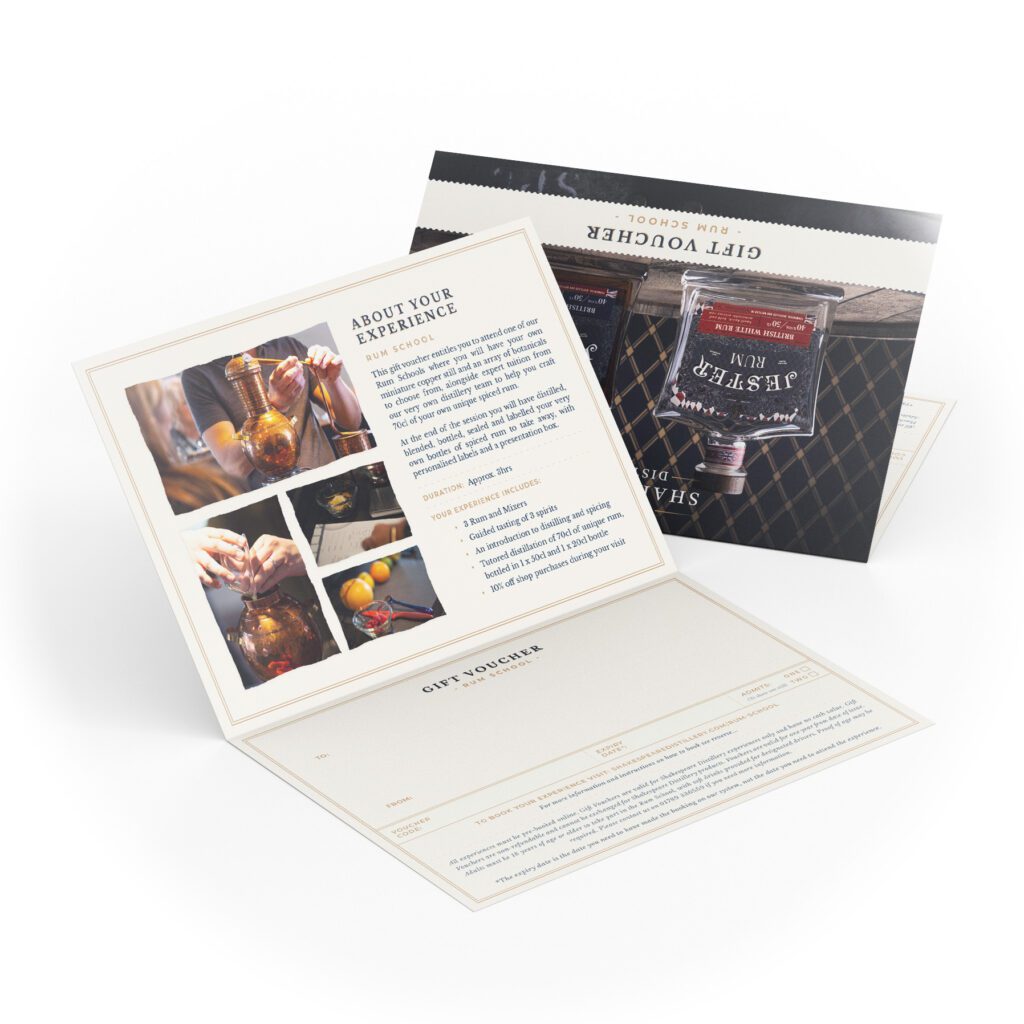 Rum School Gift Voucher | Shakespeare Distillery